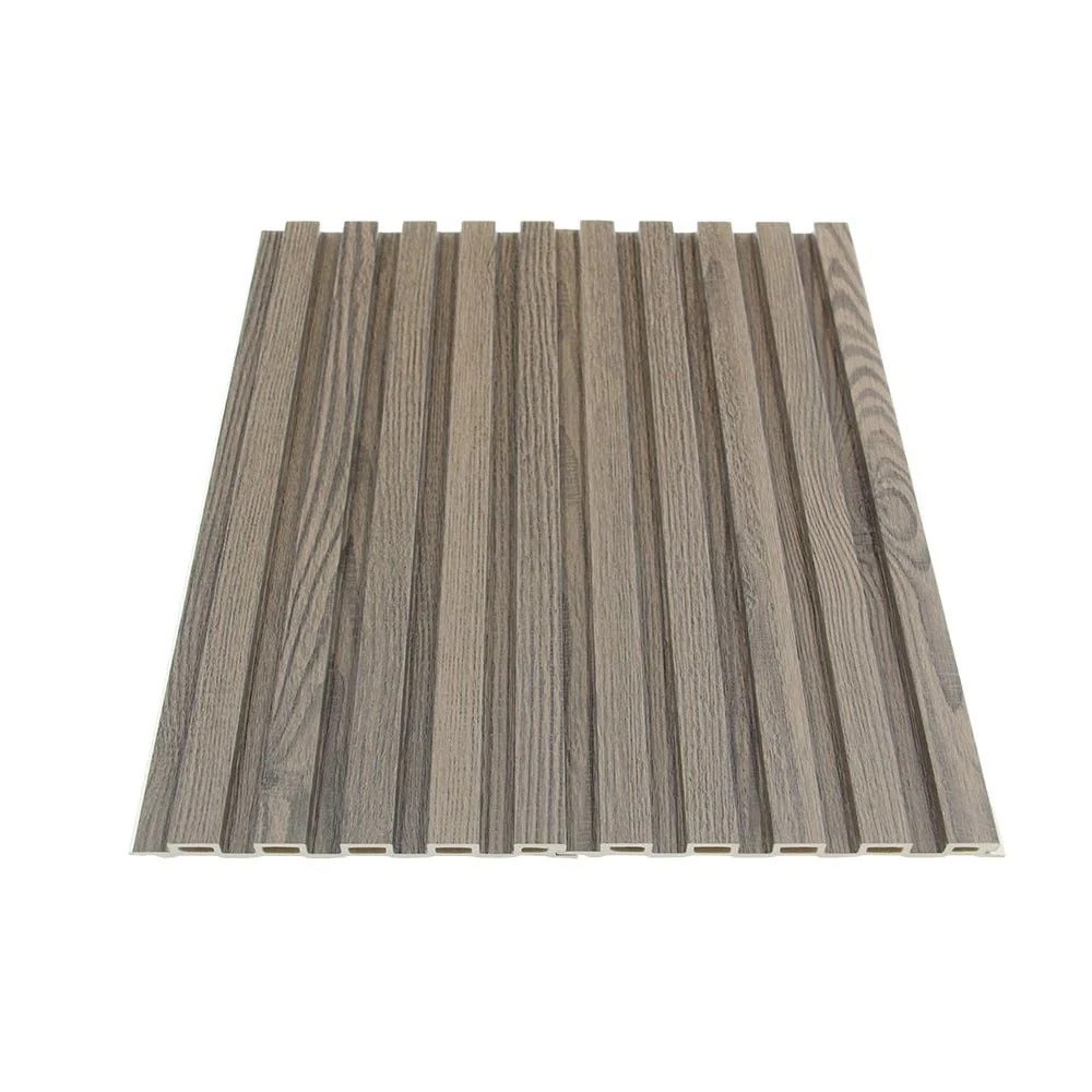 WPC Fluted Wall Panel SDC-111- Ash Brown | JMetals Inc.
