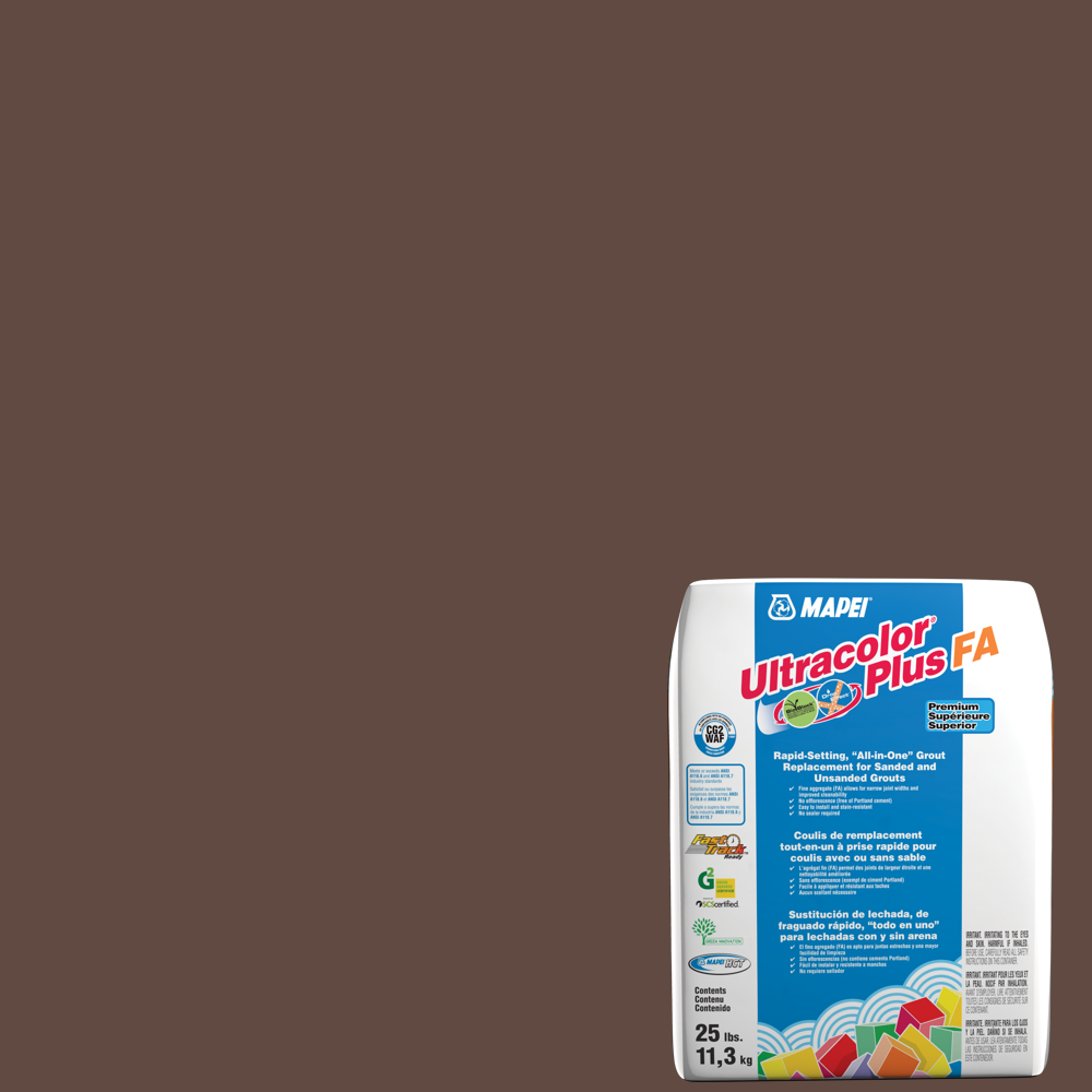 Mapei Ultracolor Plus FA Rapid-Setting All-in-One Grout - #114 Mahogany ...